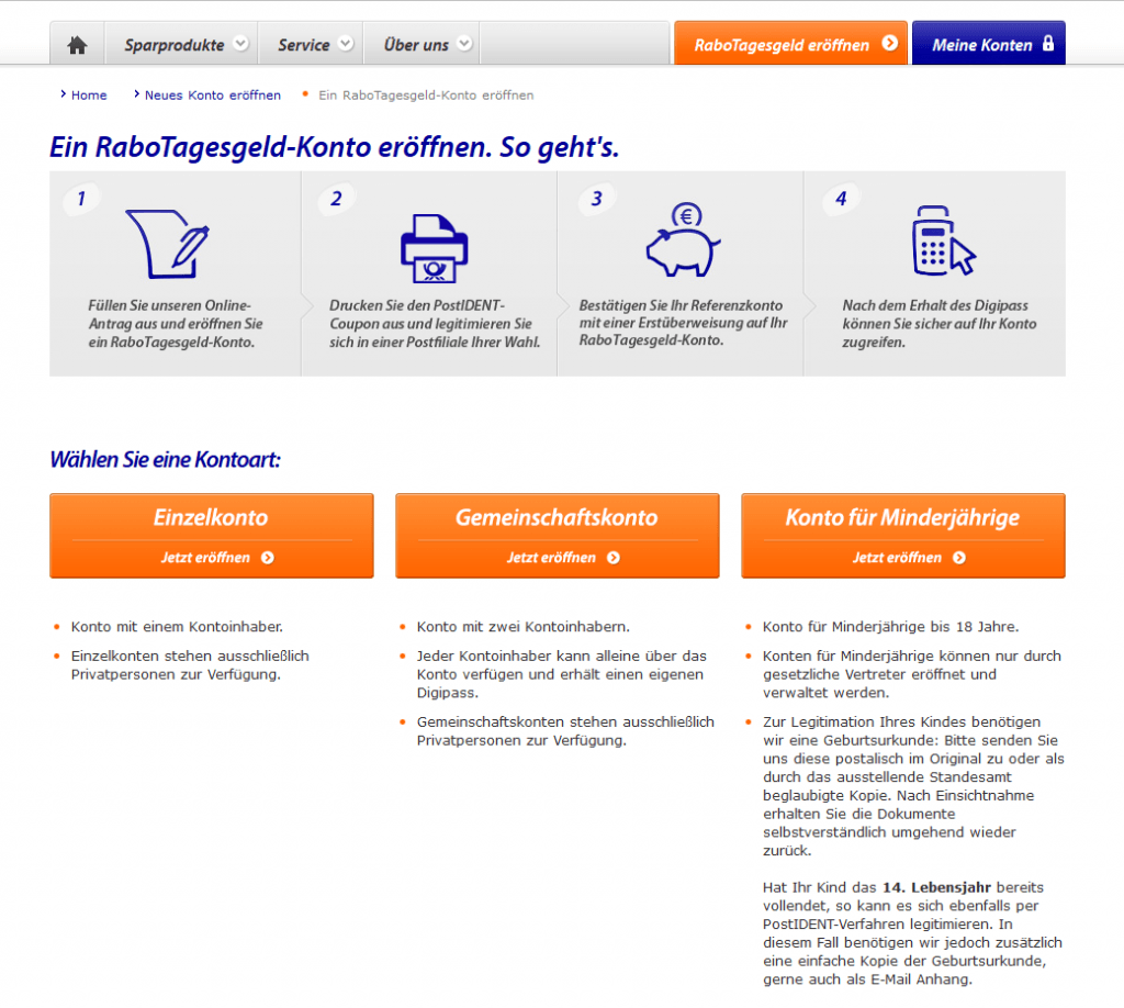 RaboDirect Bank Tagesgeldkonto ›› Testbericht & Kundenbewertungen April ...